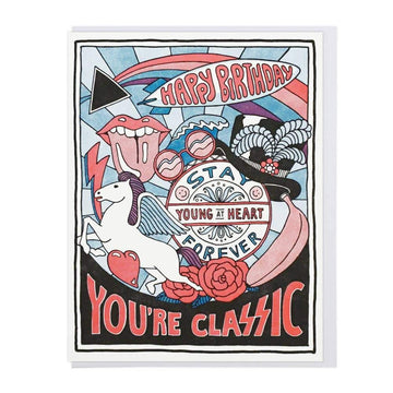 Classic Rock Birthday Card